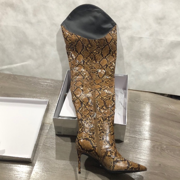 AKIRA | Shoes | Akira Crotch Thigh High Snake Boots New | Poshmark